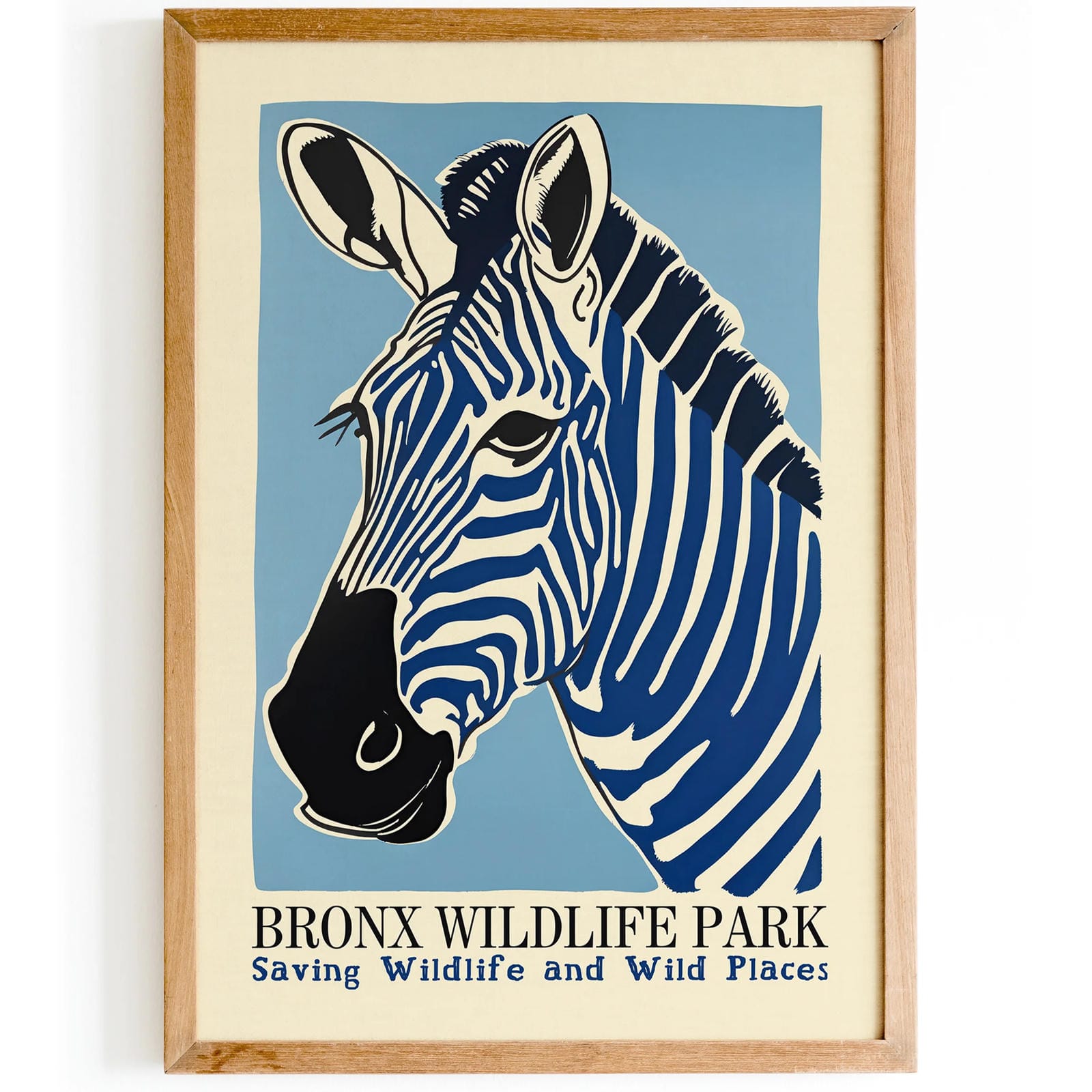 Bronx Zoo Vintage Zebra Poster – HypeSheriff Europe