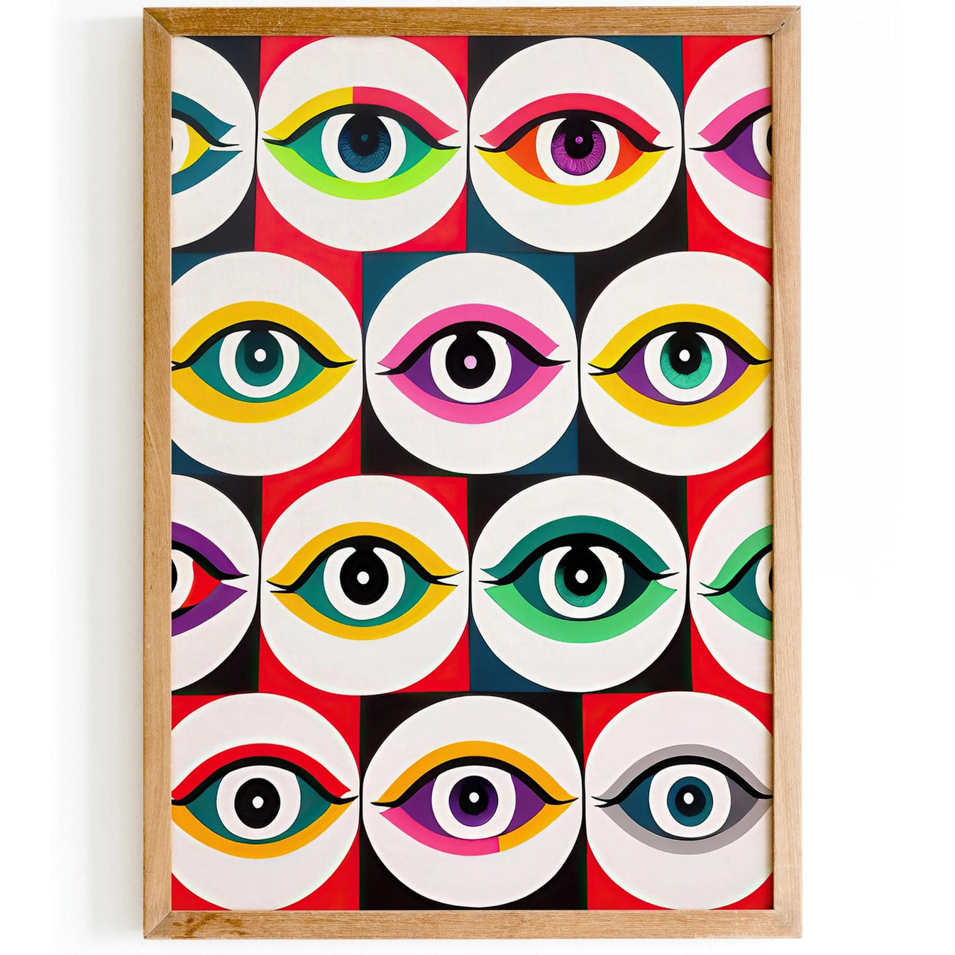 Pop-Art Eyes Collage Art Print – HypeSheriff Europe
