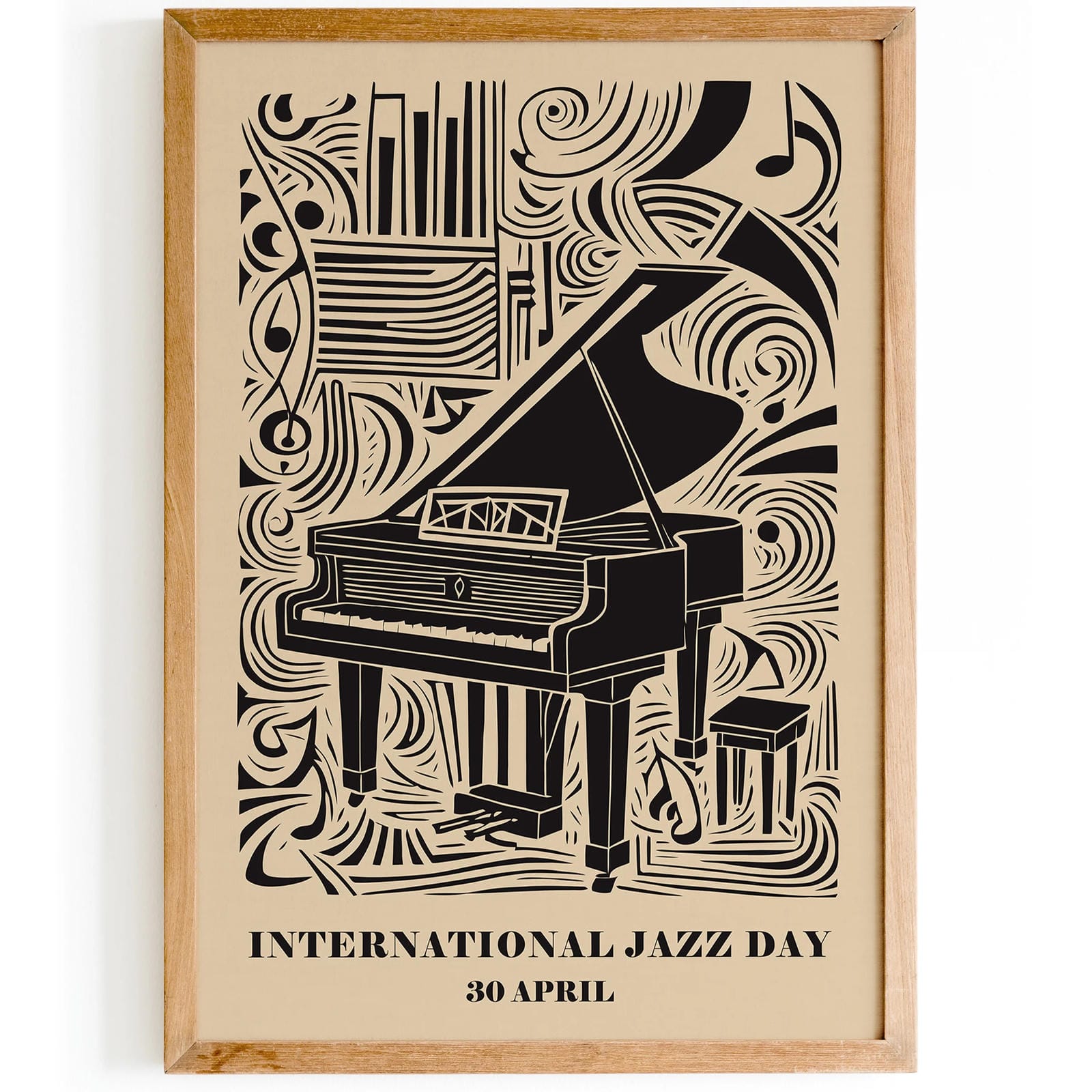 International Jazz Day 30 April Poster – HypeSheriff Europe