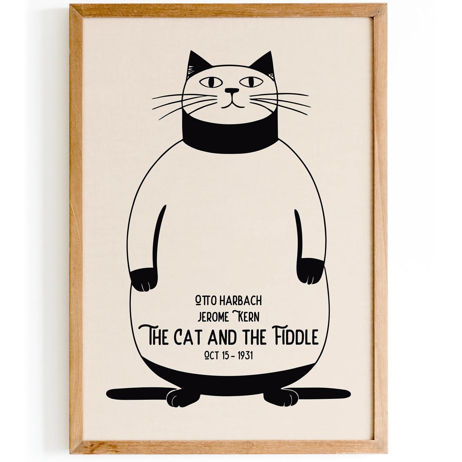 1931 ‘The Cat and The Fiddle’ Poster – HypeSheriff Europe