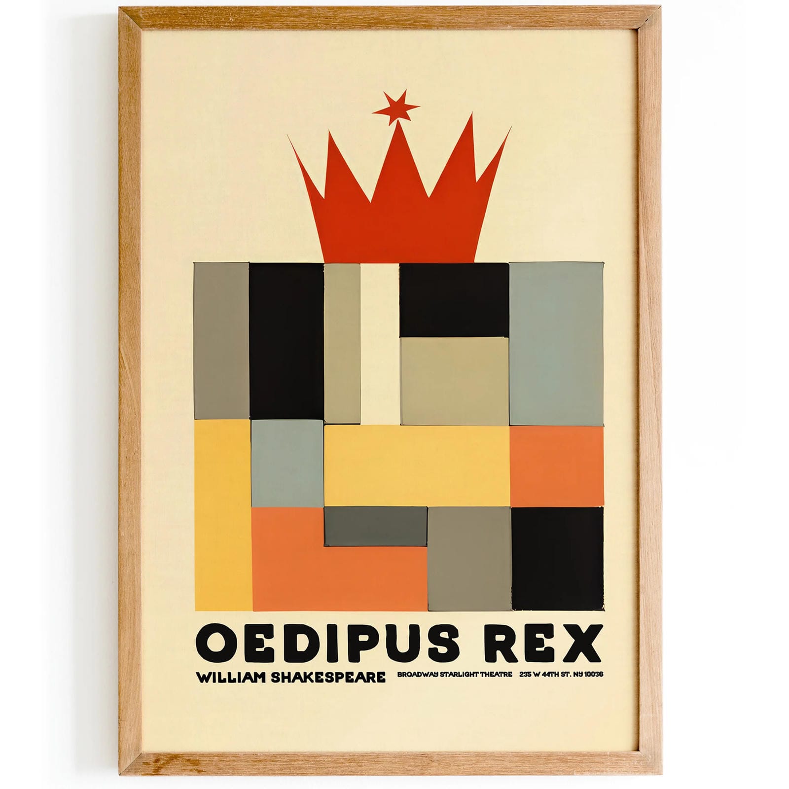 Shakespeare - Oedipus Rex - Theater Poster – HypeSheriff Europe