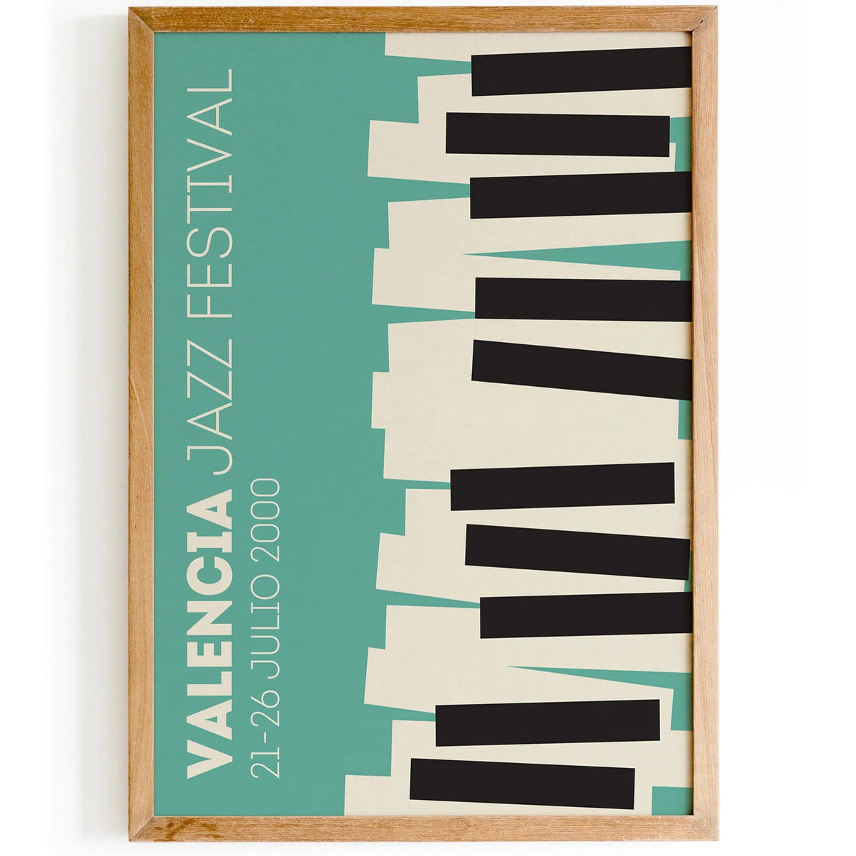 Valencia Jazz Festival Piano Poster – HypeSheriff Europe
