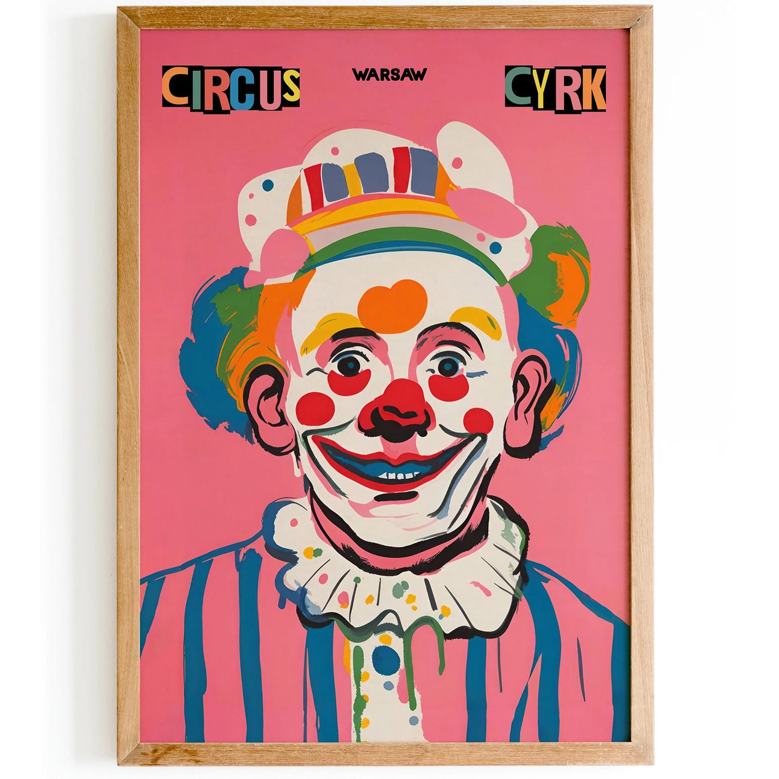 Polish Circus Vintage Cyrk Clown Poster – HypeSheriff Europe