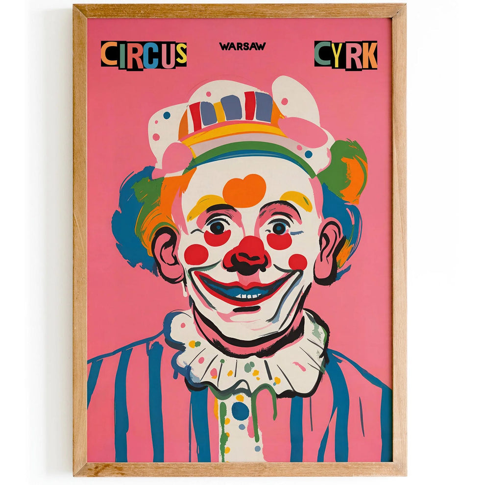 Polish Circus Vintage Cyrk Clown Poster – HypeSheriff Europe