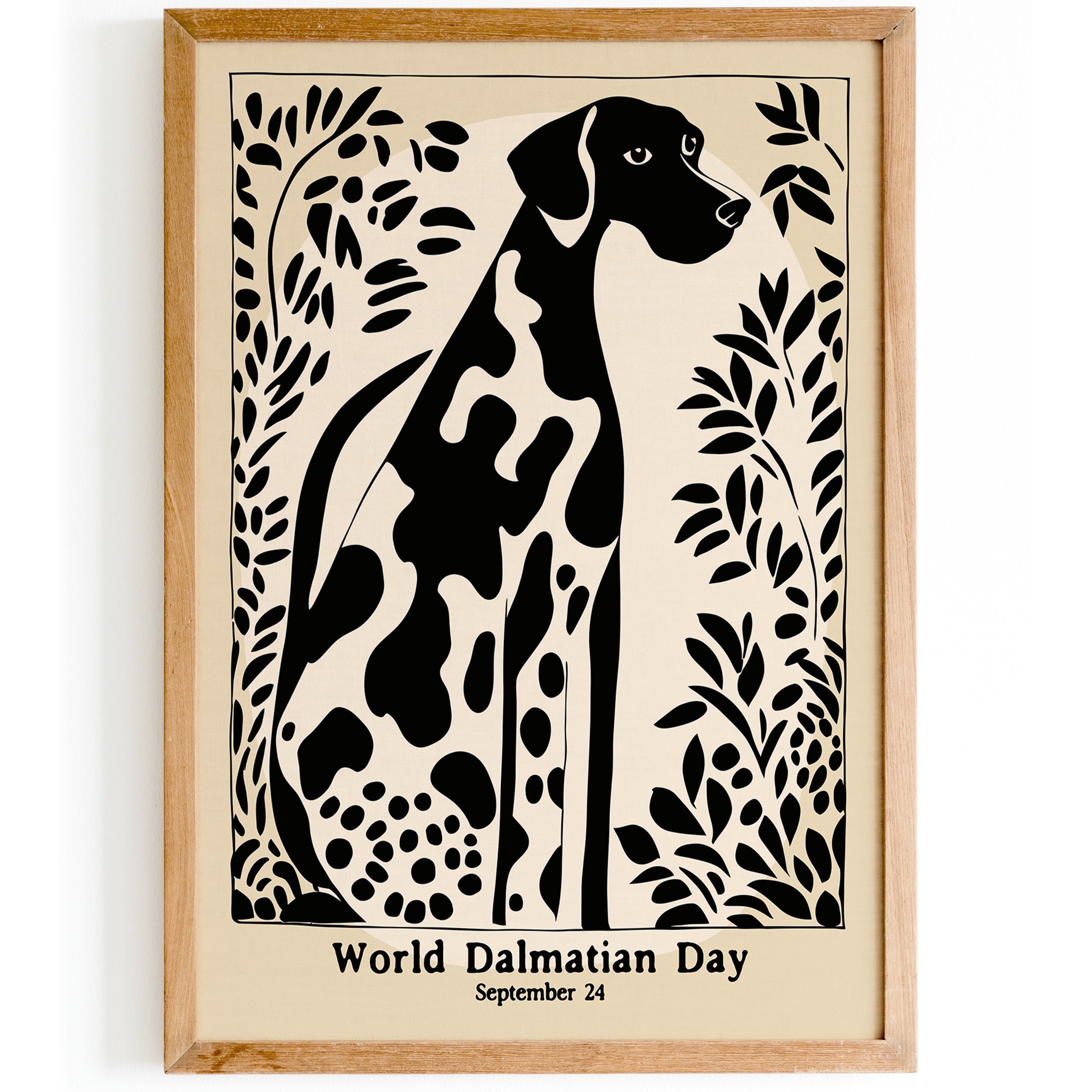 World Dalmatian Day B&W Poster – HypeSheriff Europe