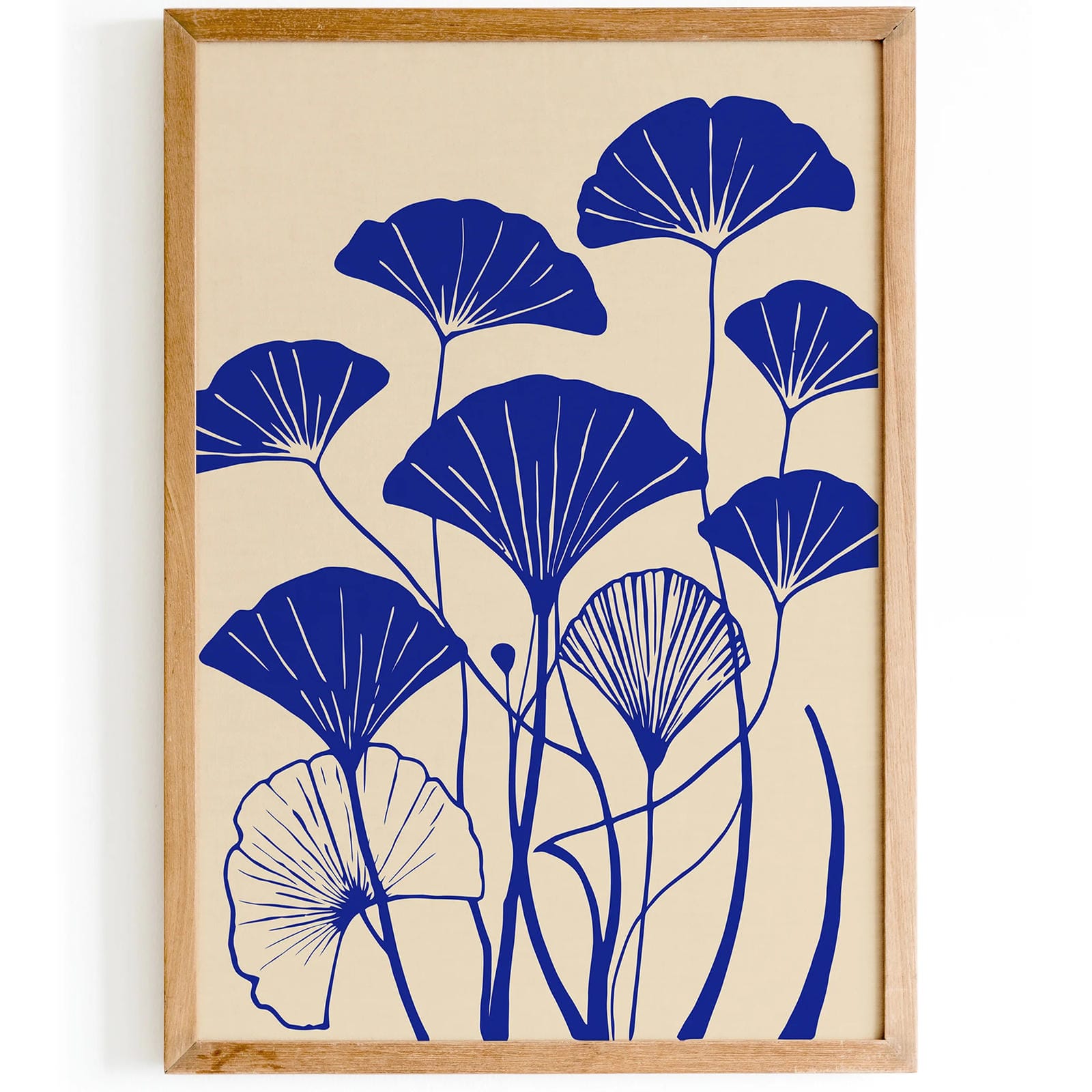 Blue Ginkgo Biloba Art Print 2024 – HypeSheriff Europe