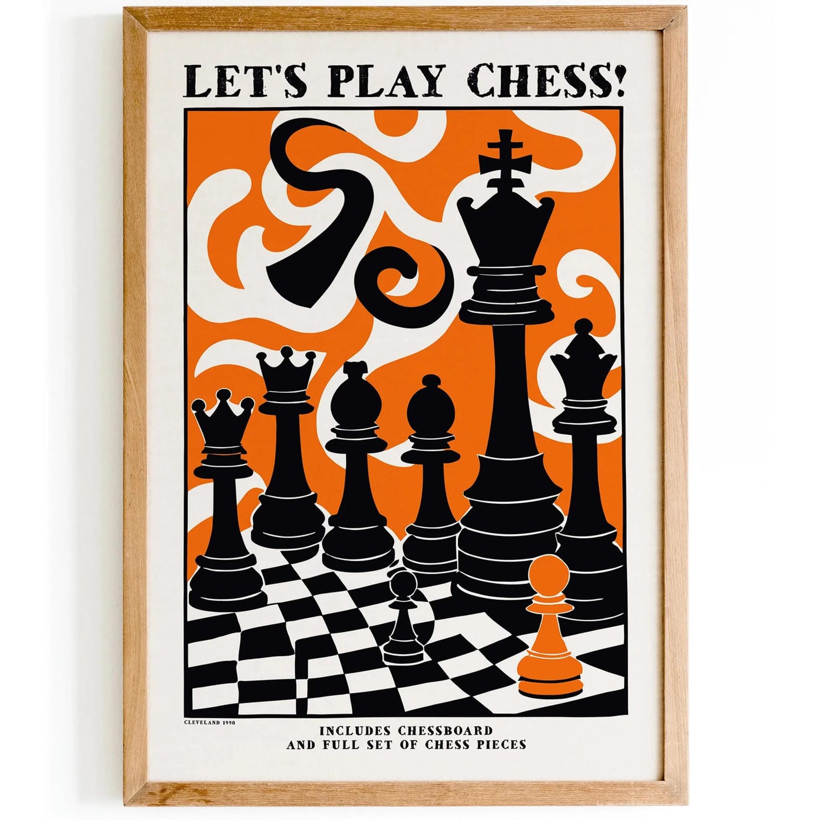 Let's Play Chess Vintage Poster – HypeSheriff Europe