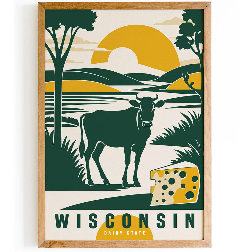 Wisconsin Dairy State Poster – HypeSheriff Europe
