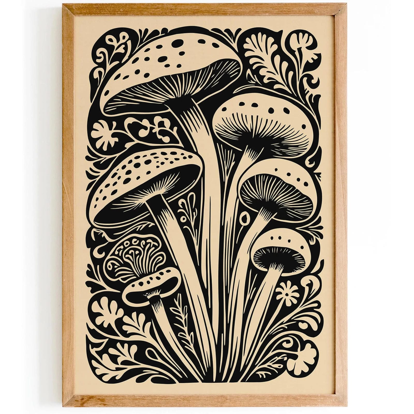 Vintage Style Mushrooms Poster – HypeSheriff Europe