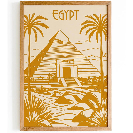 Egypt Travel Yellow Poster – HypeSheriff Europe
