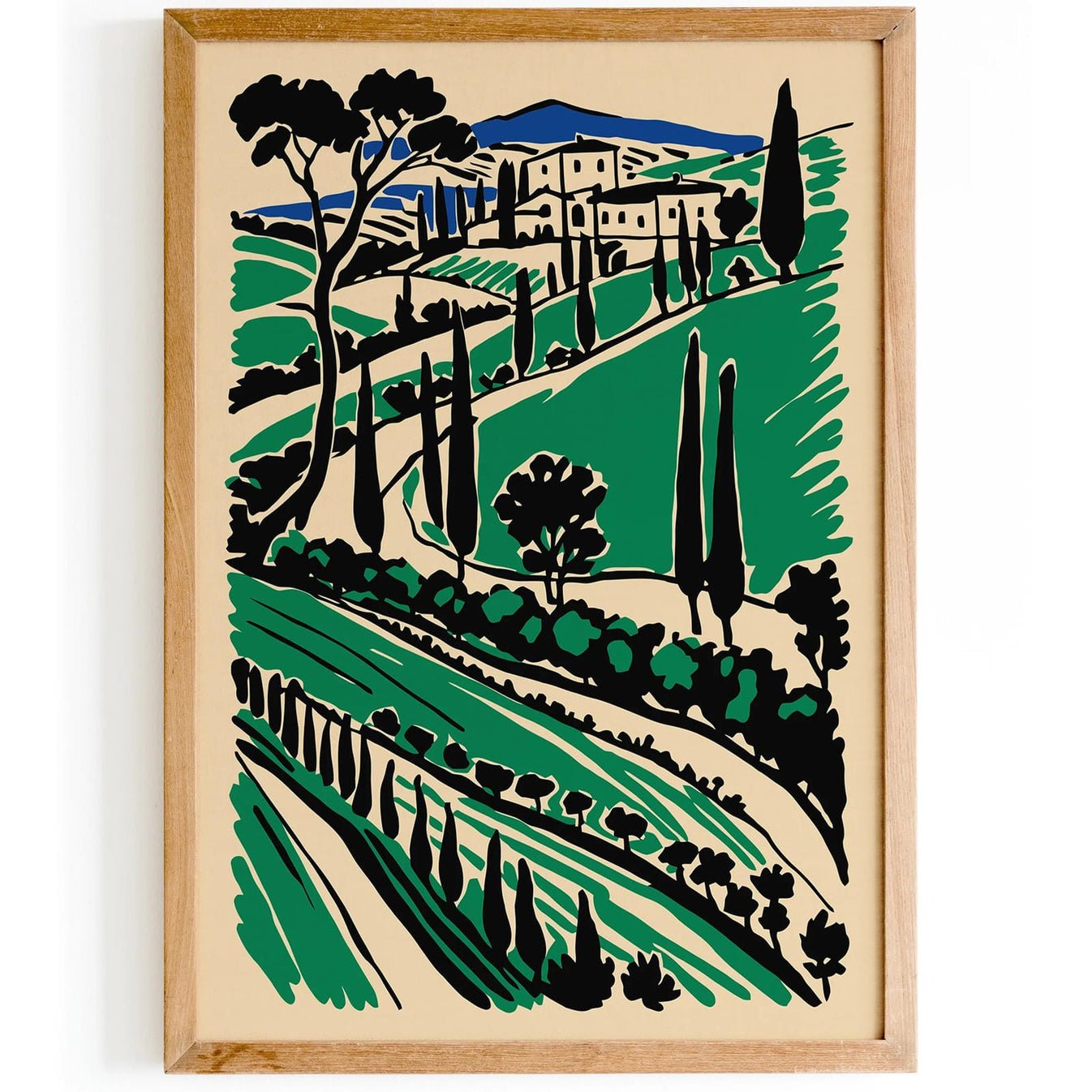 Tuscany Italy Landscape Poster – HypeSheriff Europe