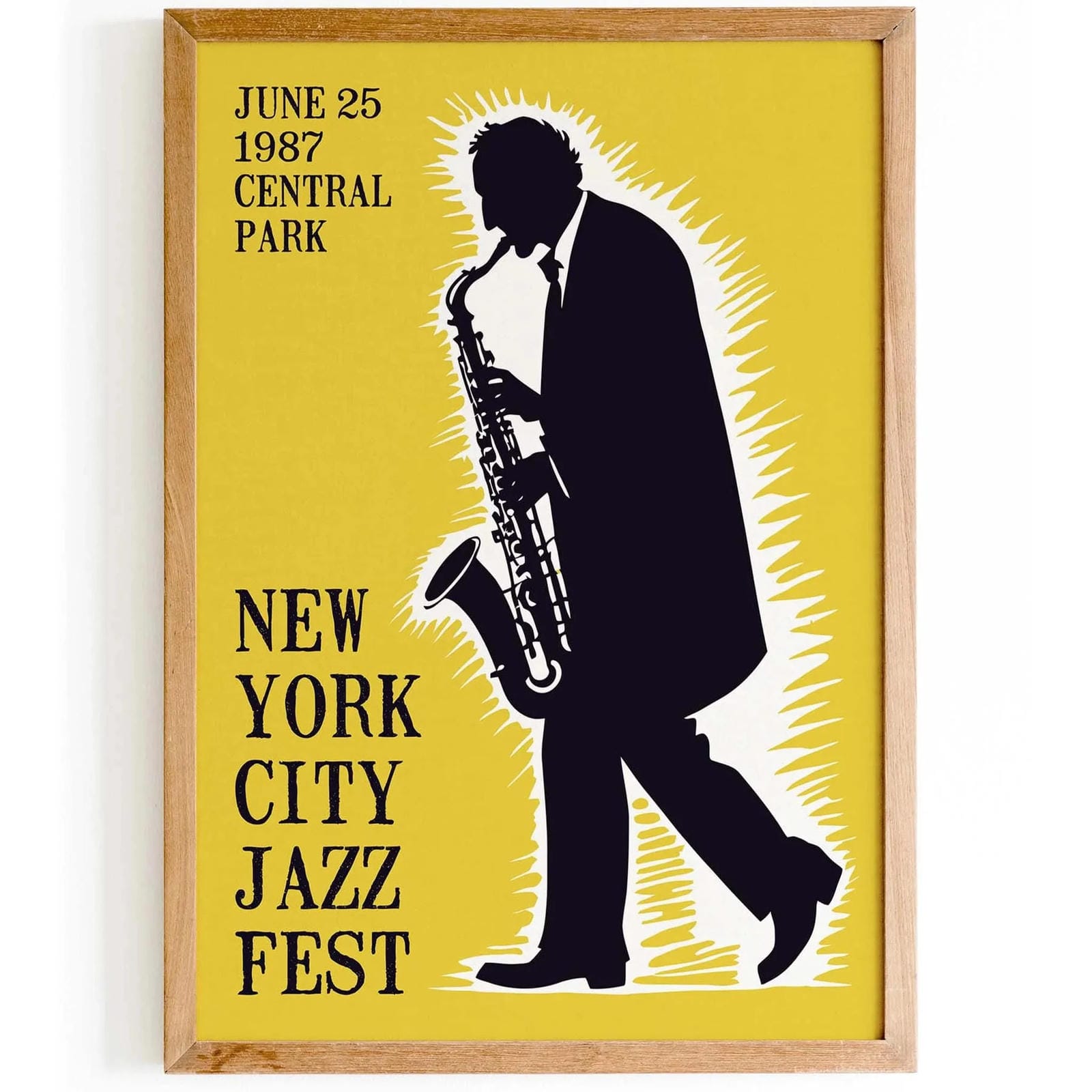 NYC Jazz Fest 1987 Sax Poster – HypeSheriff Europe