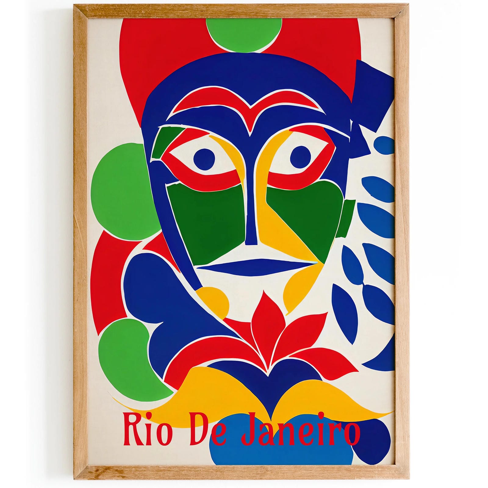 Rio De Janeiro Colorful Mask Wall Art – HypeSheriff Europe
