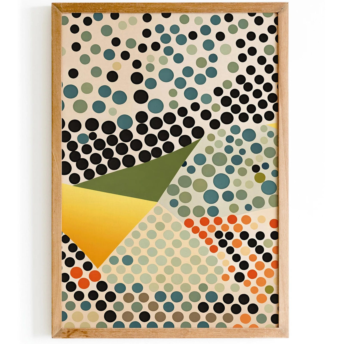 Mid-Century Polka Dots Abstract Poster – HypeSheriff Europe