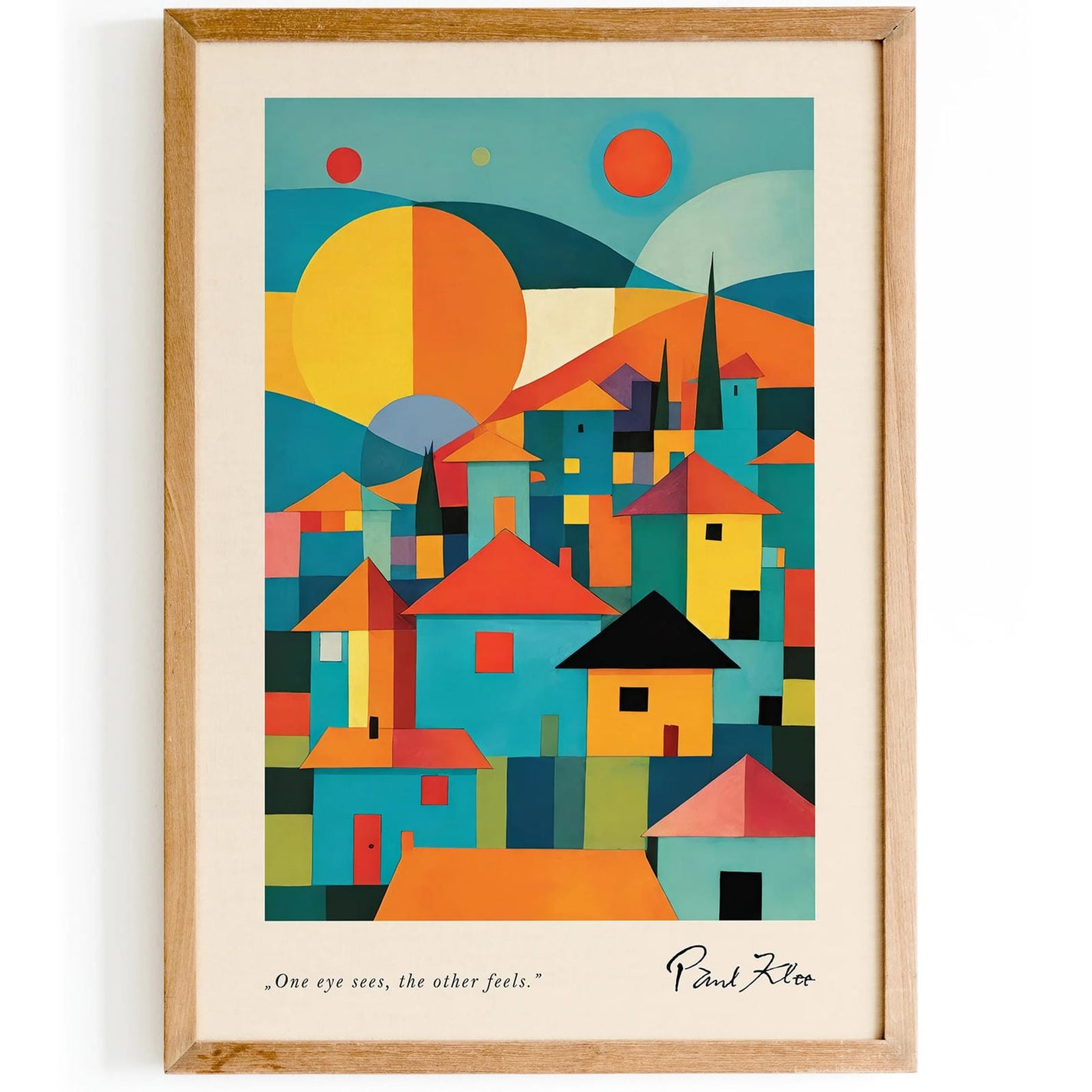 Colorful Houses II Paul Klee Poster Print – HypeSheriff Europe