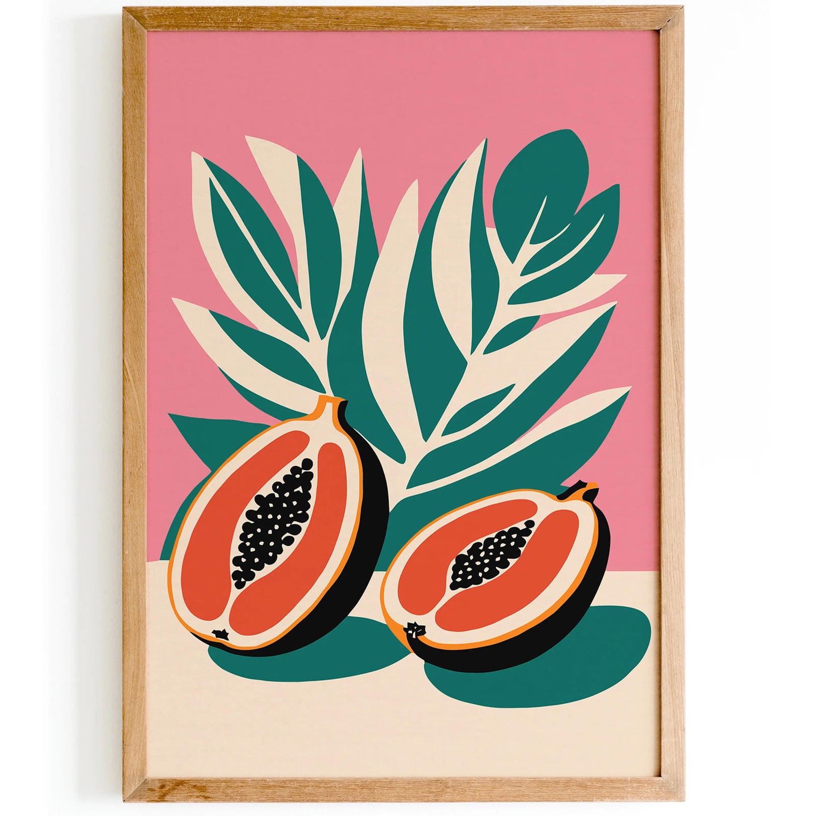 Tropical Papaya Art Print – HypeSheriff Europe
