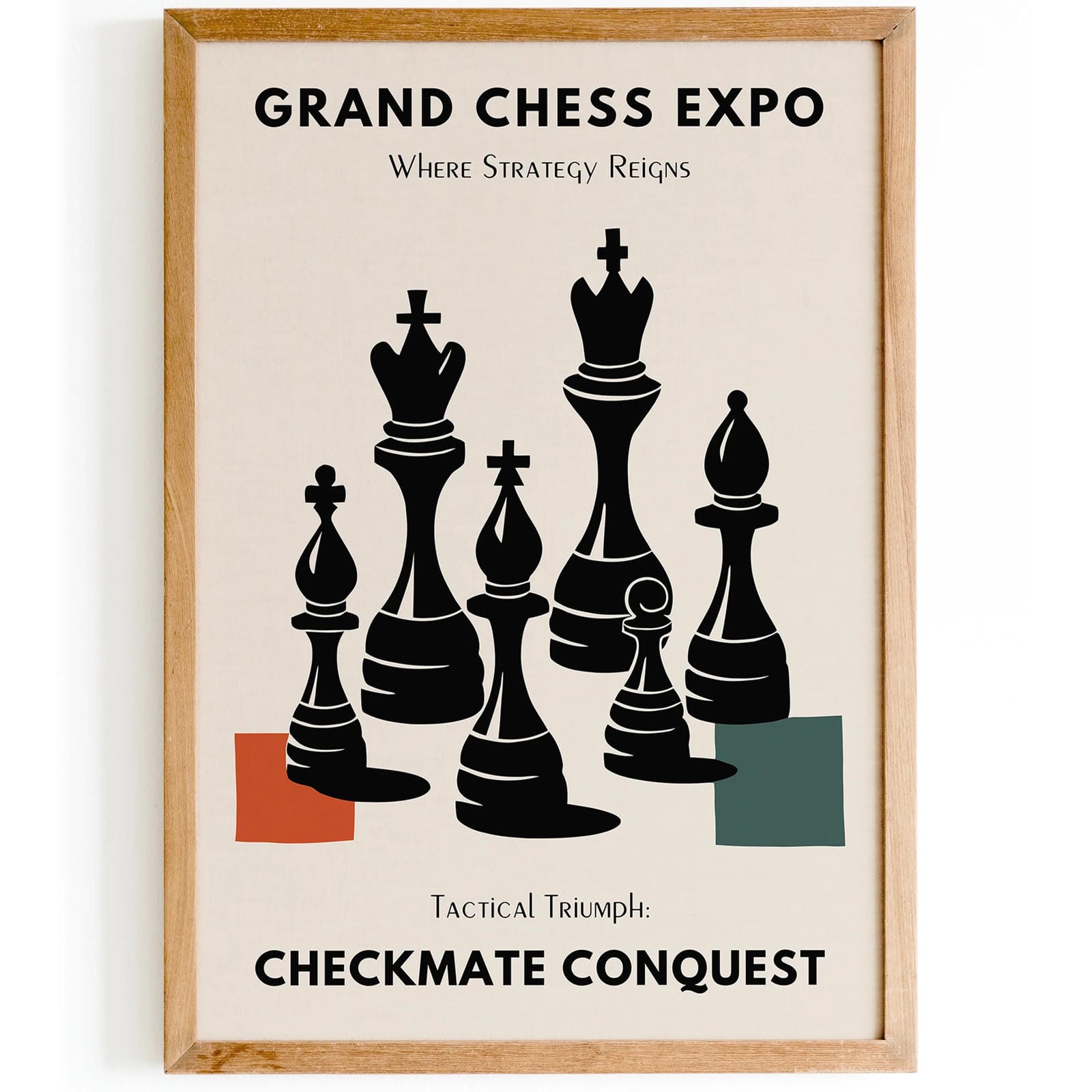 Grand Chess Expo Modern Poster – HypeSheriff Europe