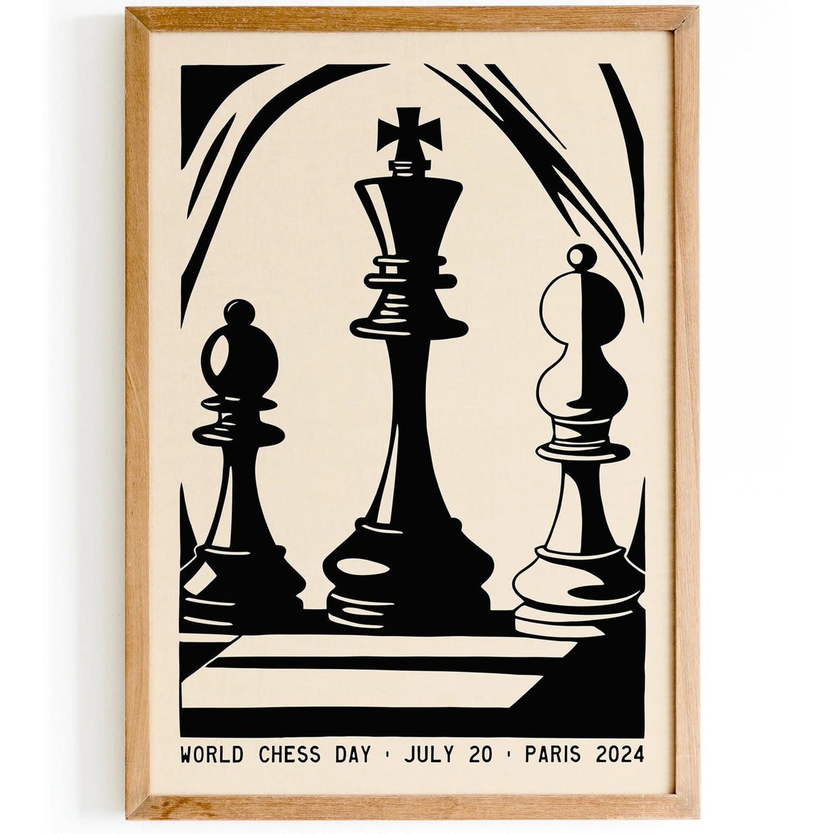 World Chess Day Paris Poster – HypeSheriff Europe