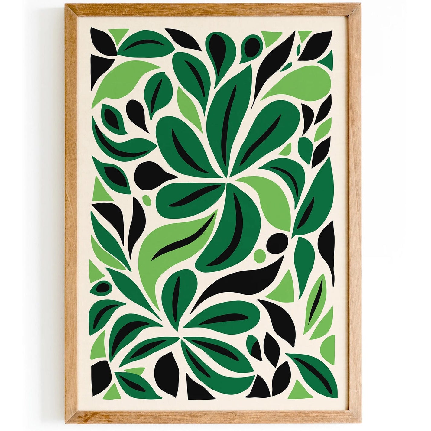 Green Cut Outs Nature Art Print 2024 – HypeSheriff Europe