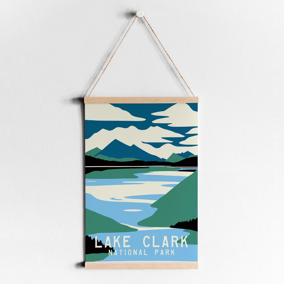 Lake Clark Travel Poster – HypeSheriff Europe