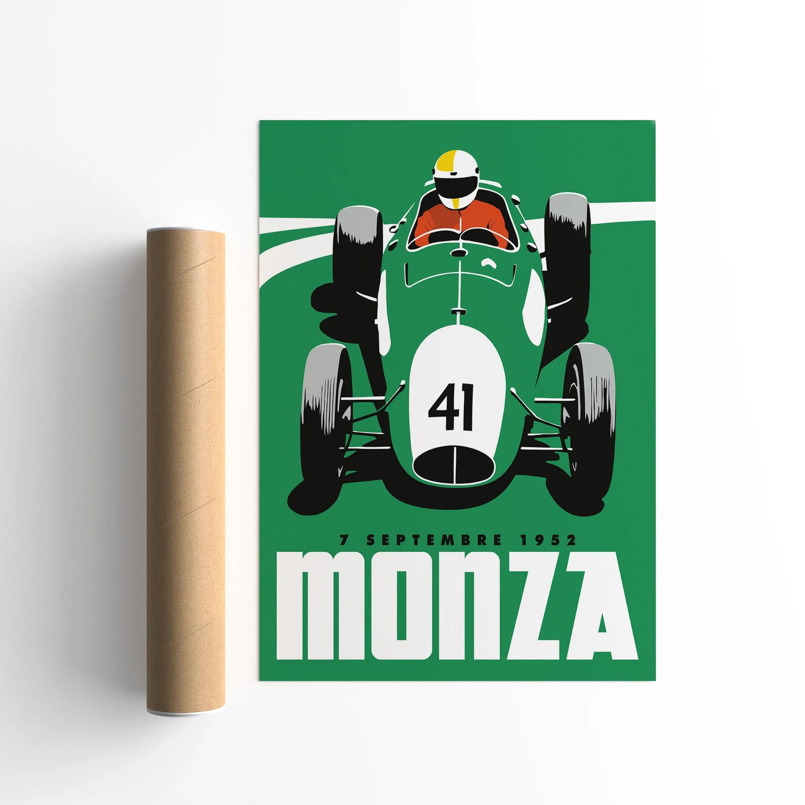 Monza - 1952 Vintage Racing Poster – HypeSheriff Europe