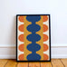 Retro Bold Abstract Shapes Poster – HypeSheriff Europe
