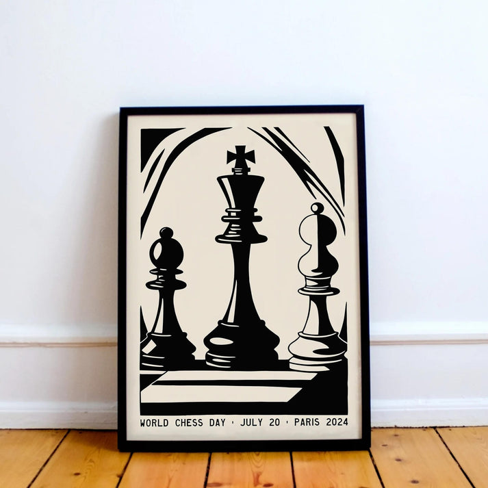 World Chess Day Paris Poster – HypeSheriff Europe