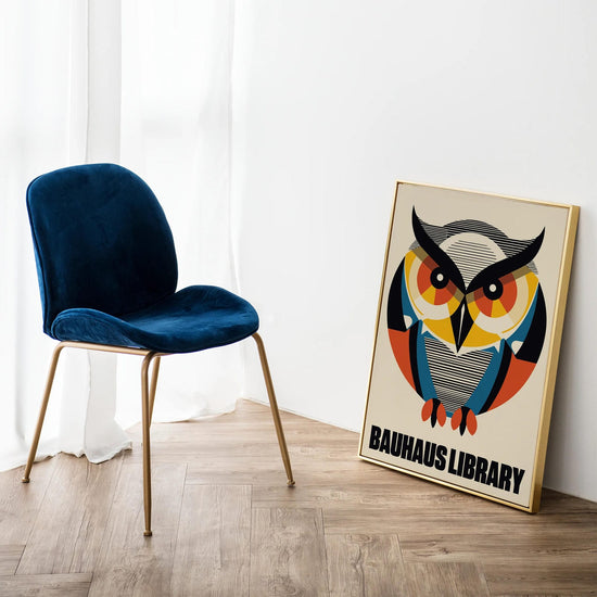 Bauhaus Library Owl Poster – HypeSheriff Europe