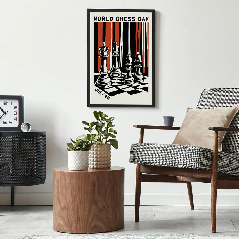 World Chess Day Poster - Gift for Dad – HypeSheriff Europe