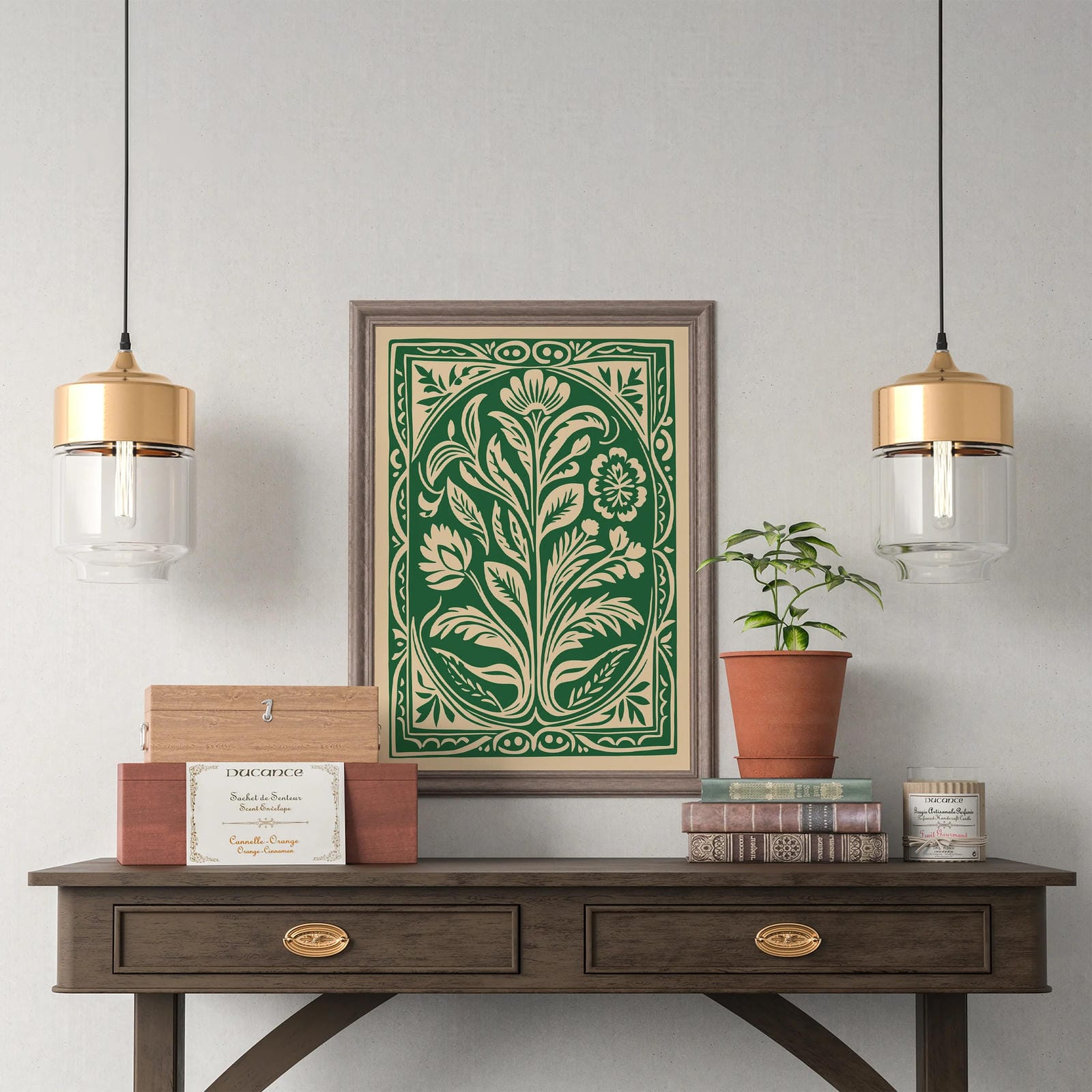 Green Nature Victorian Art Print – HypeSheriff Europe