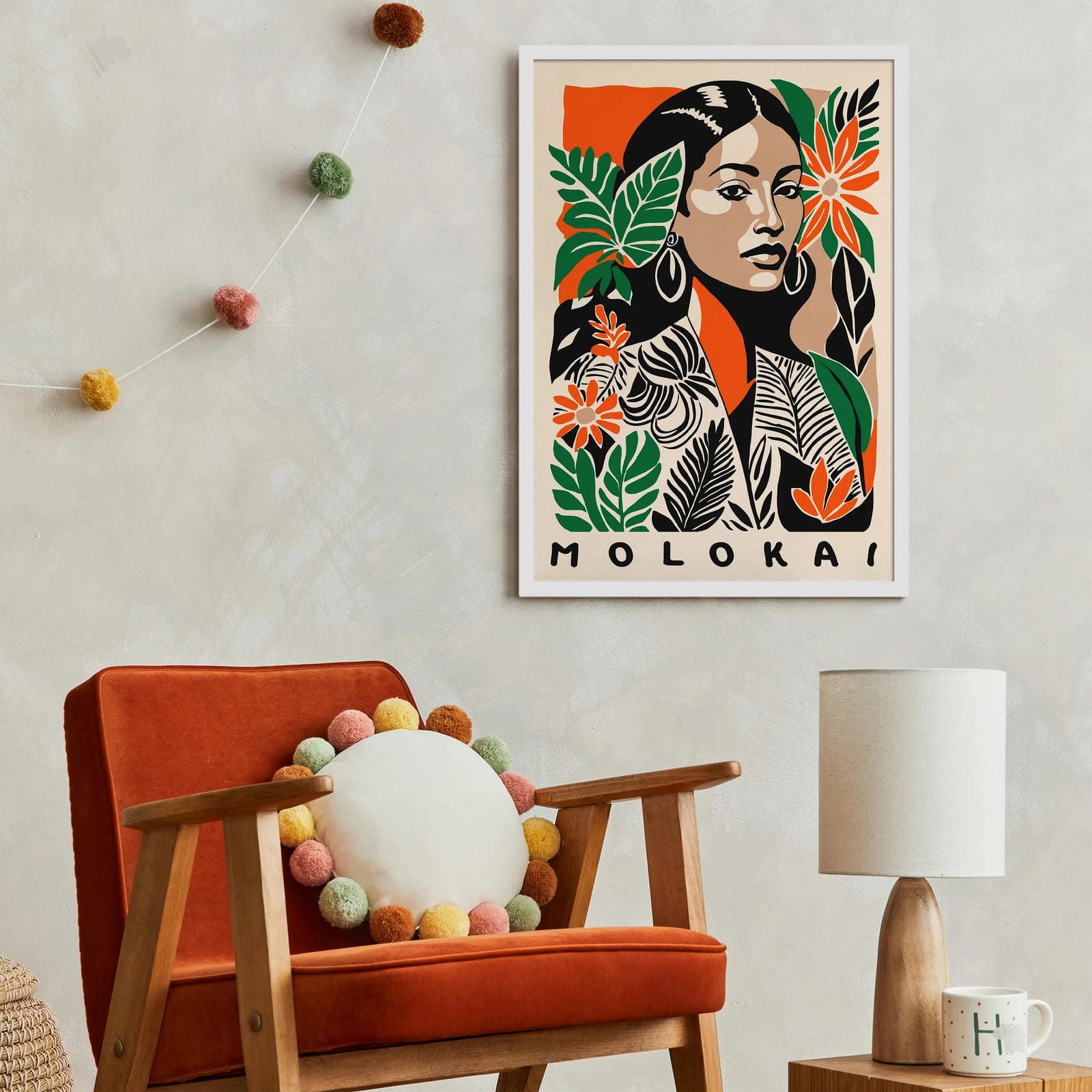 Molokai Hawaii Flower Woman Poster – HypeSheriff Europe