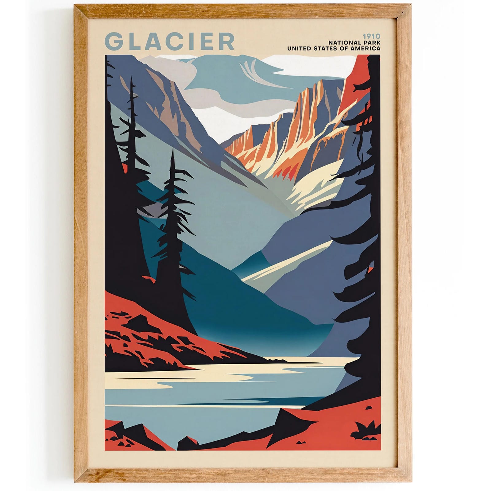 Glacier National Park Poster Print – HypeSheriff Europe
