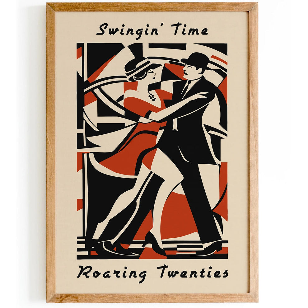 Swingin Time Roaring Twenties Gatsby Poster – HypeSheriff Europe