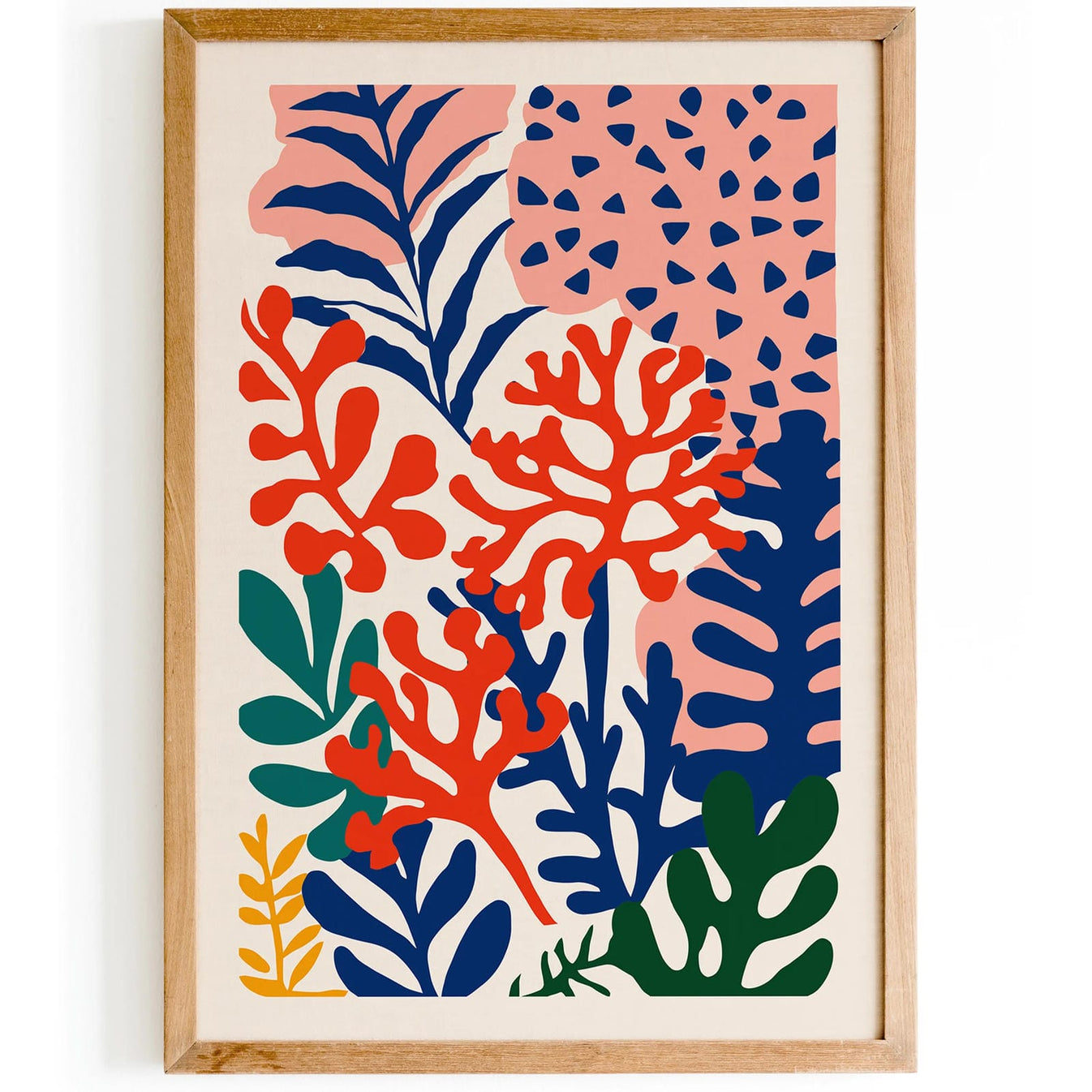Colorful Cutouts Coral Reefs Poster – HypeSheriff Europe