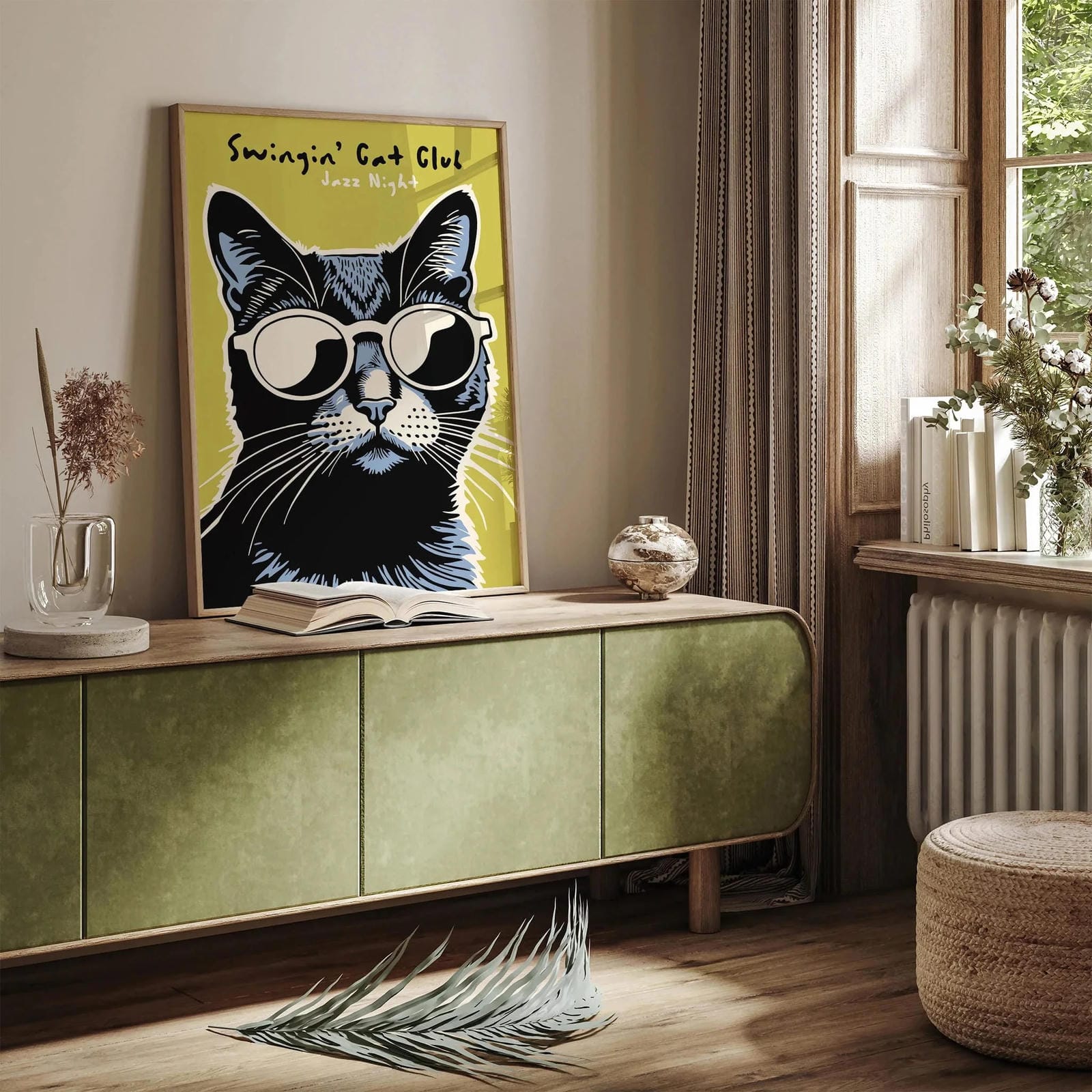 Swingin Cat Jazz Club Poster – HypeSheriff Europe