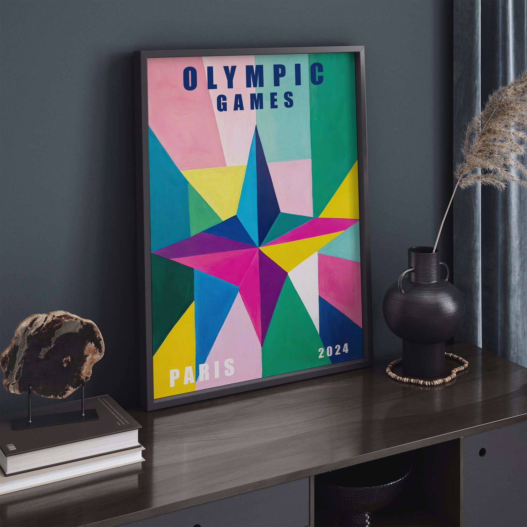 Vibrant Olympic Games in Paris 2024 Art Print – HypeSheriff Europe
