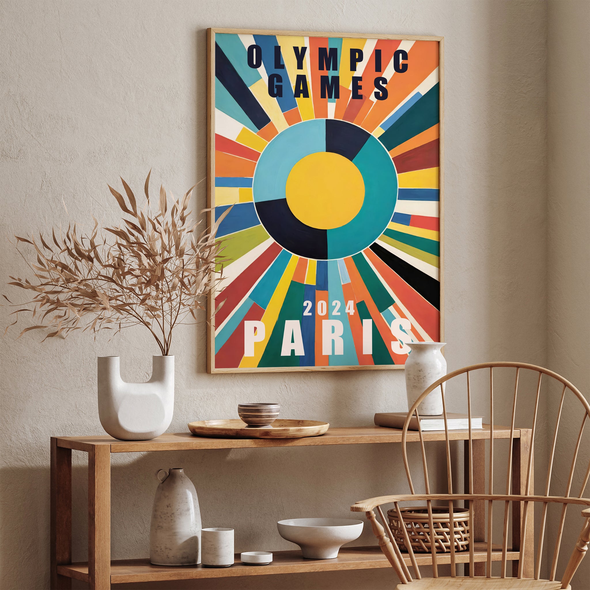 Olympic Games 2024 Paris Colorful Poster – HypeSheriff Europe