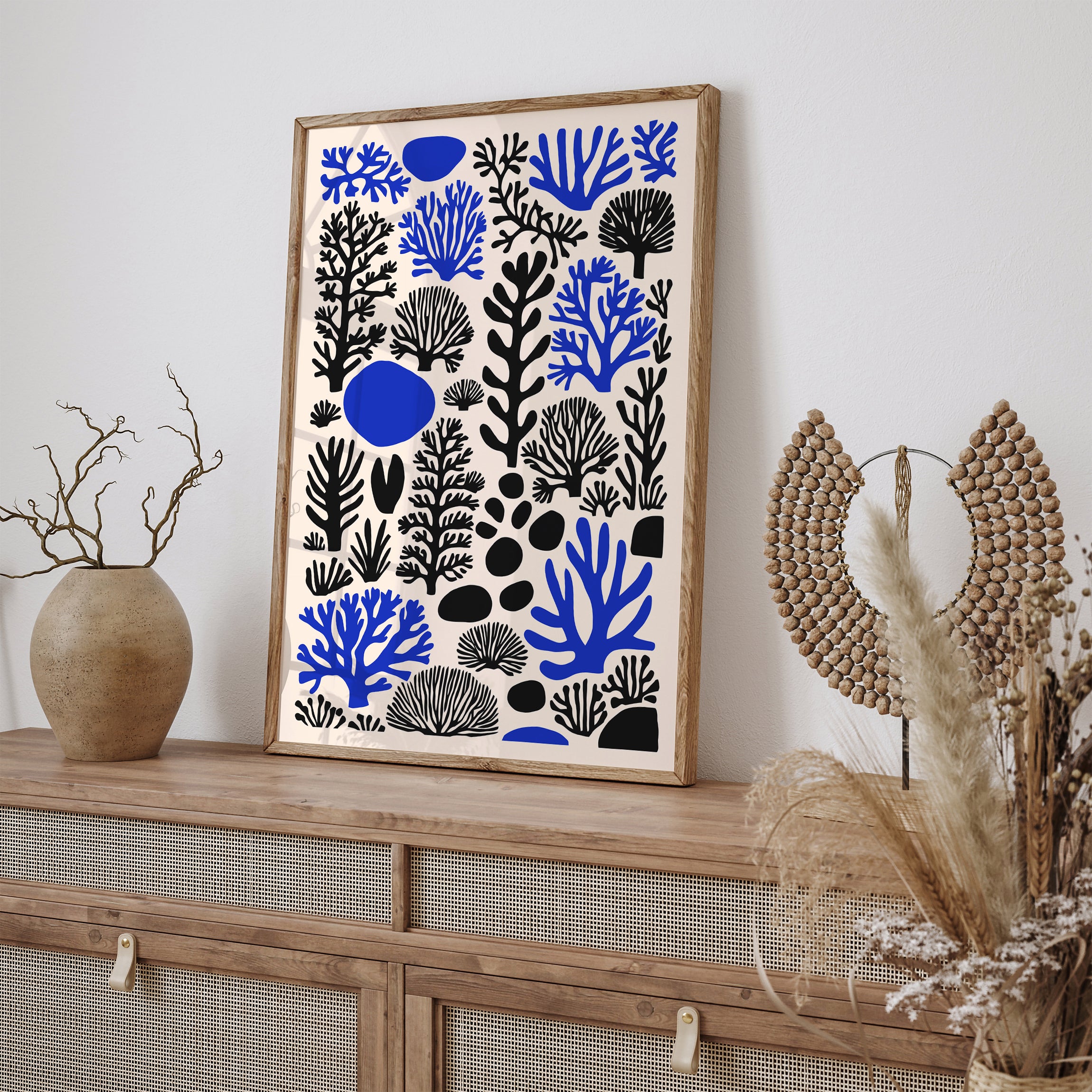 Indigo Blue Coral Reef Poster 2024 – HypeSheriff Europe