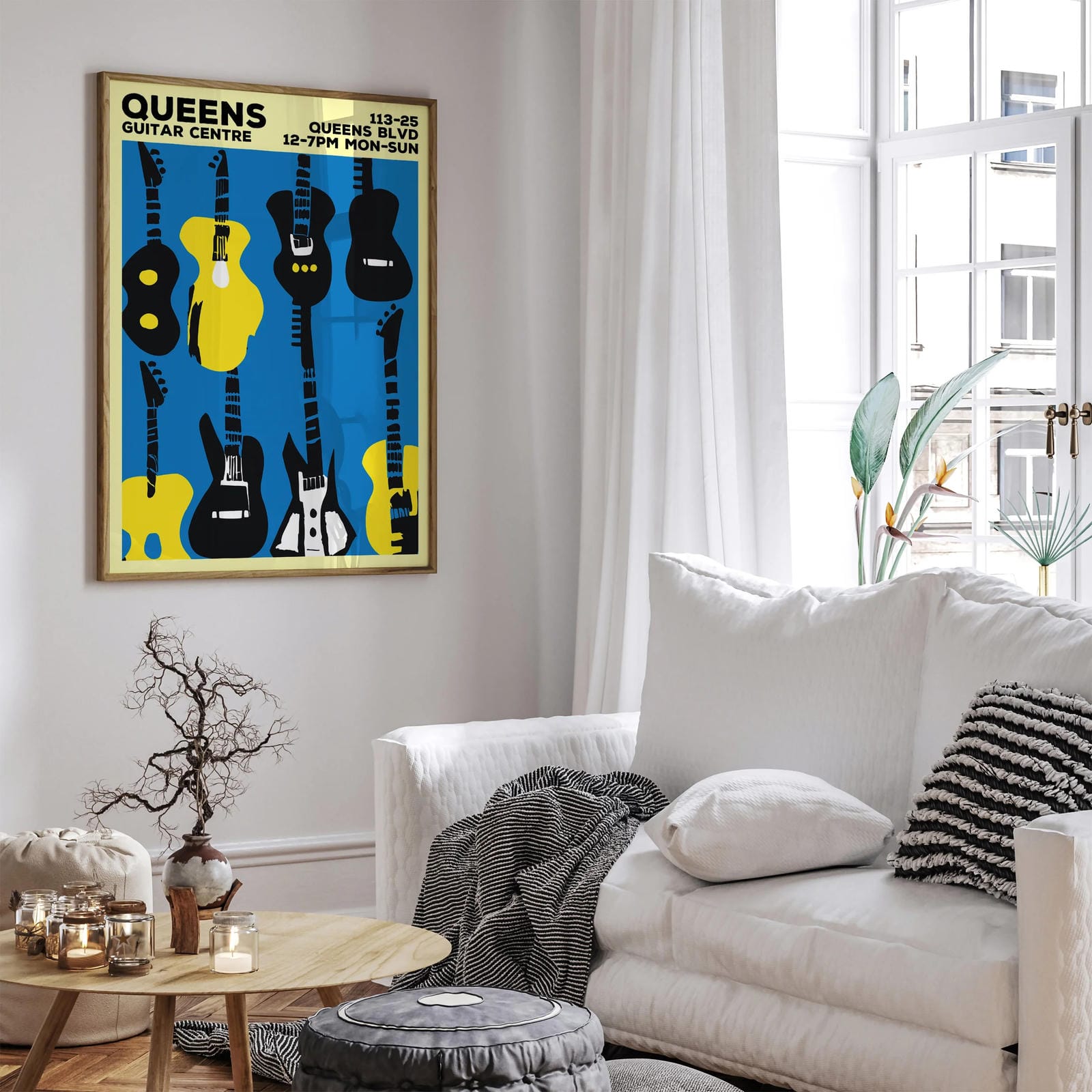 Queens Guitar Centre Music Store Poster – HypeSheriff Europe