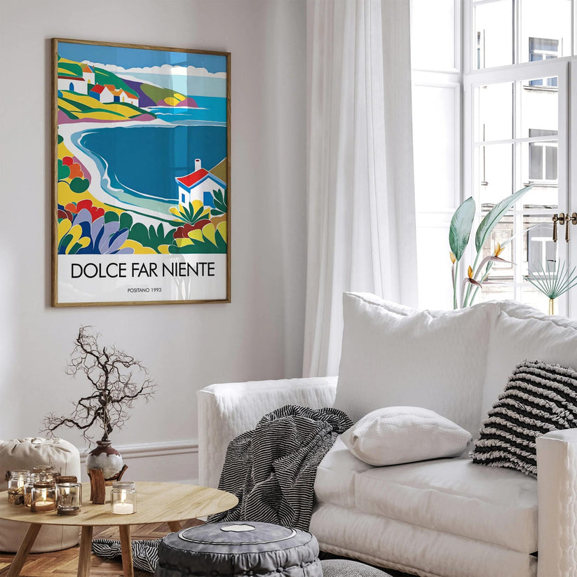 Dolce Far Niente Italian Travel Art Print 2024 – HypeSheriff Europe