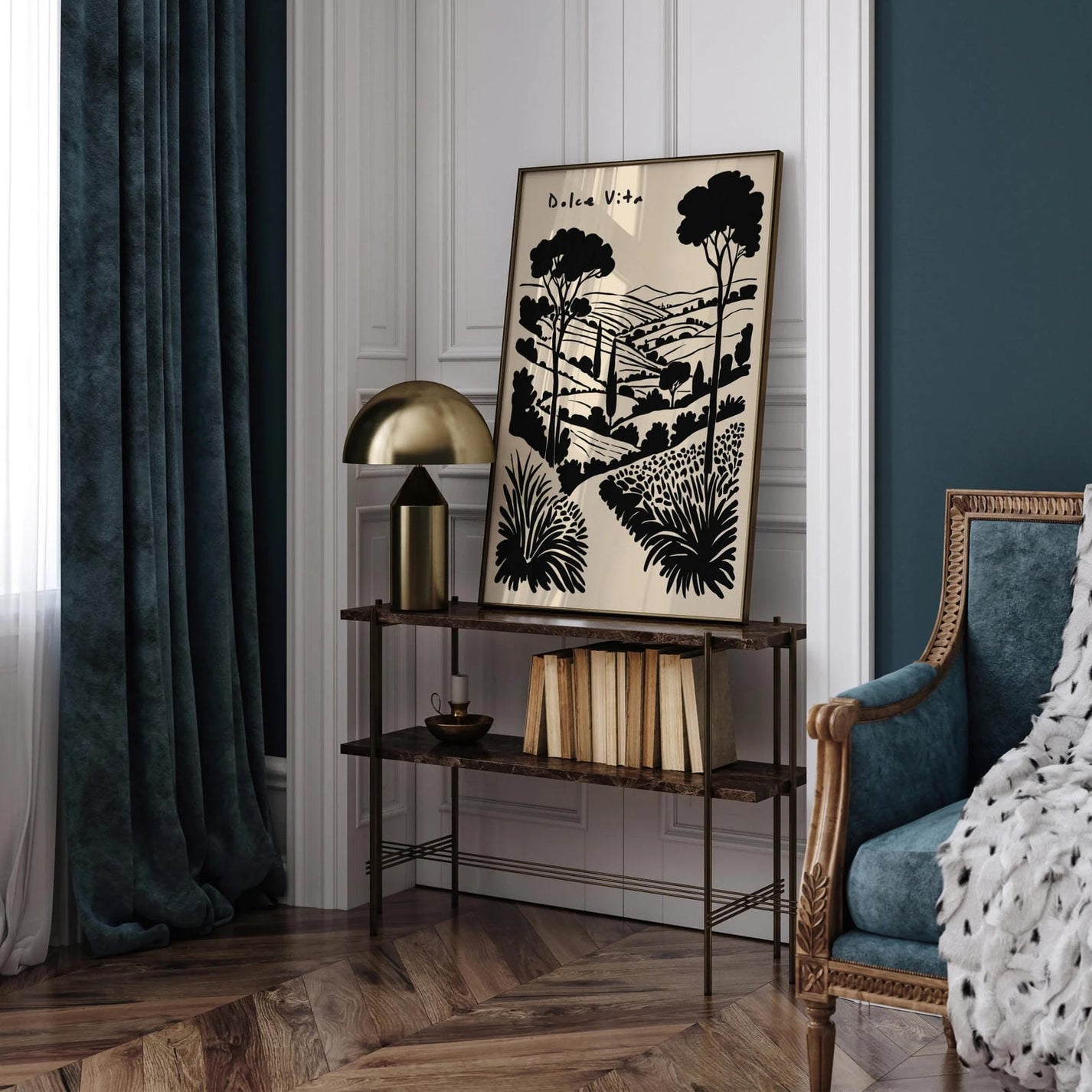 Dolce Vita Italian Black Ink Poster – HypeSheriff Europe