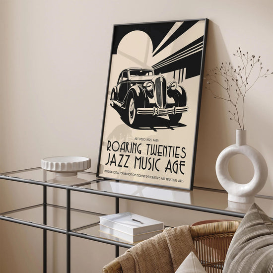 Art Deco 1925 Paris Vintage Car Poster – HypeSheriff Europe