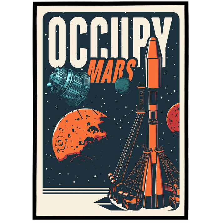 Occupy Mars Poster Print – HypeSheriff Europe
