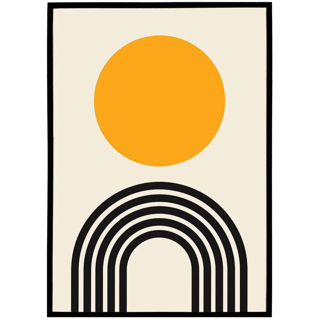Geometric Sun Poster – HypeSheriff Europe