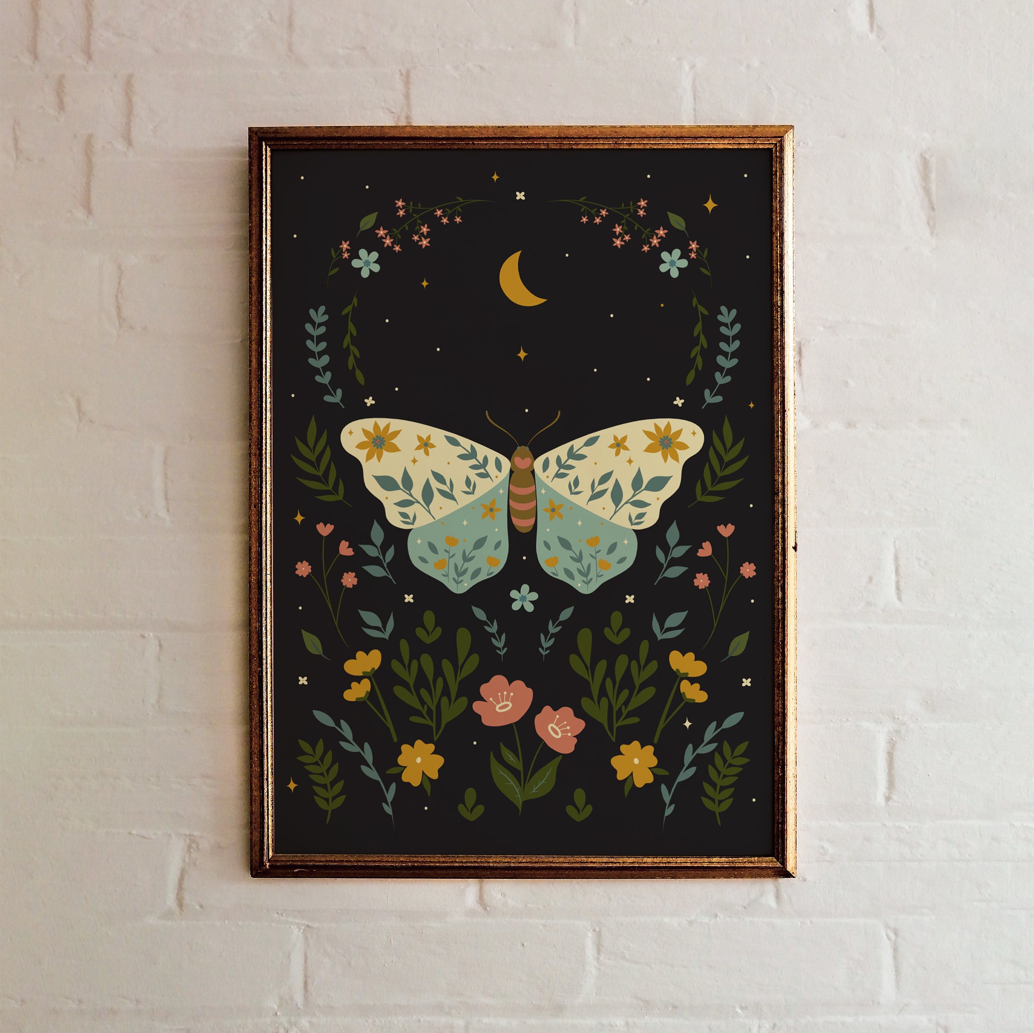 Boho Butterfly Artistic Poster — HypeSheriff Europe
