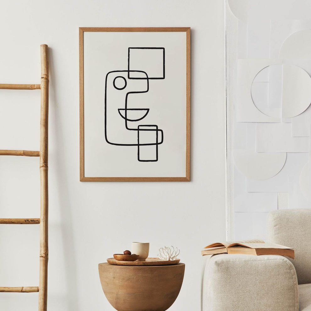 Cubism Line Art Poster 2.0 – HypeSheriff Europe