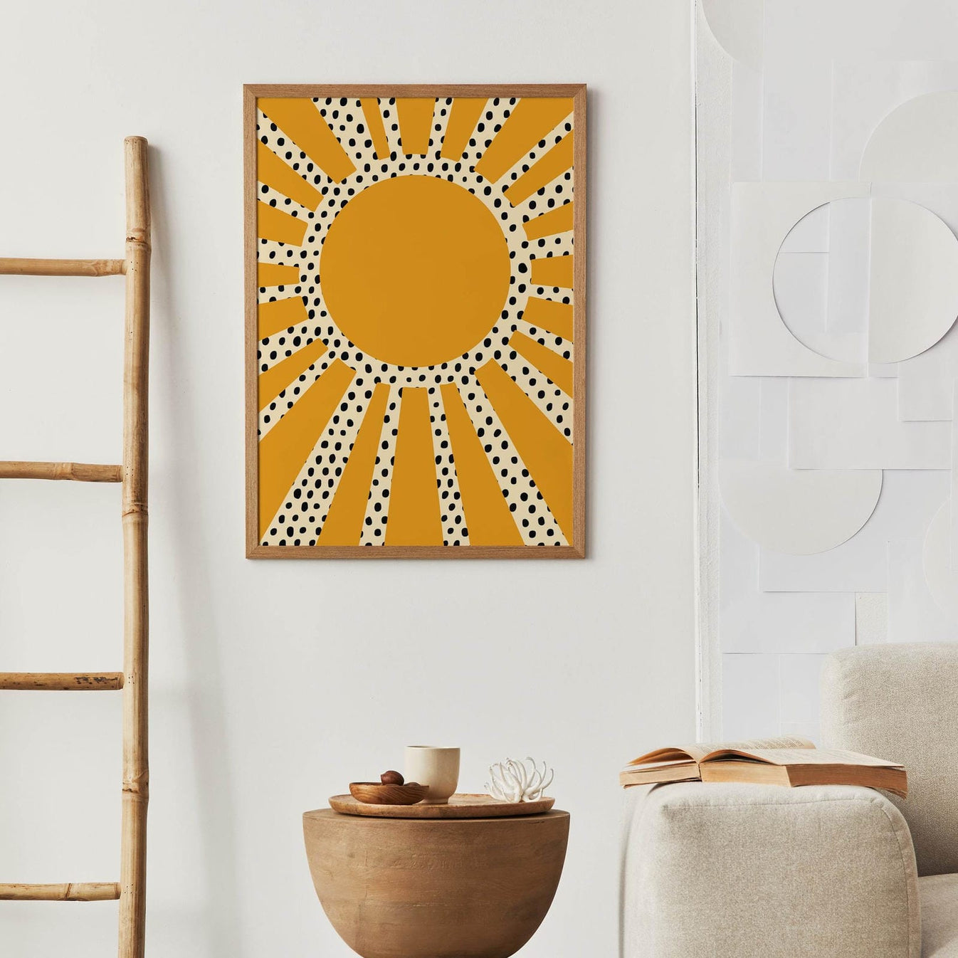 70s Inspired Sun Art Print | Shop posters and Art prints Online ...