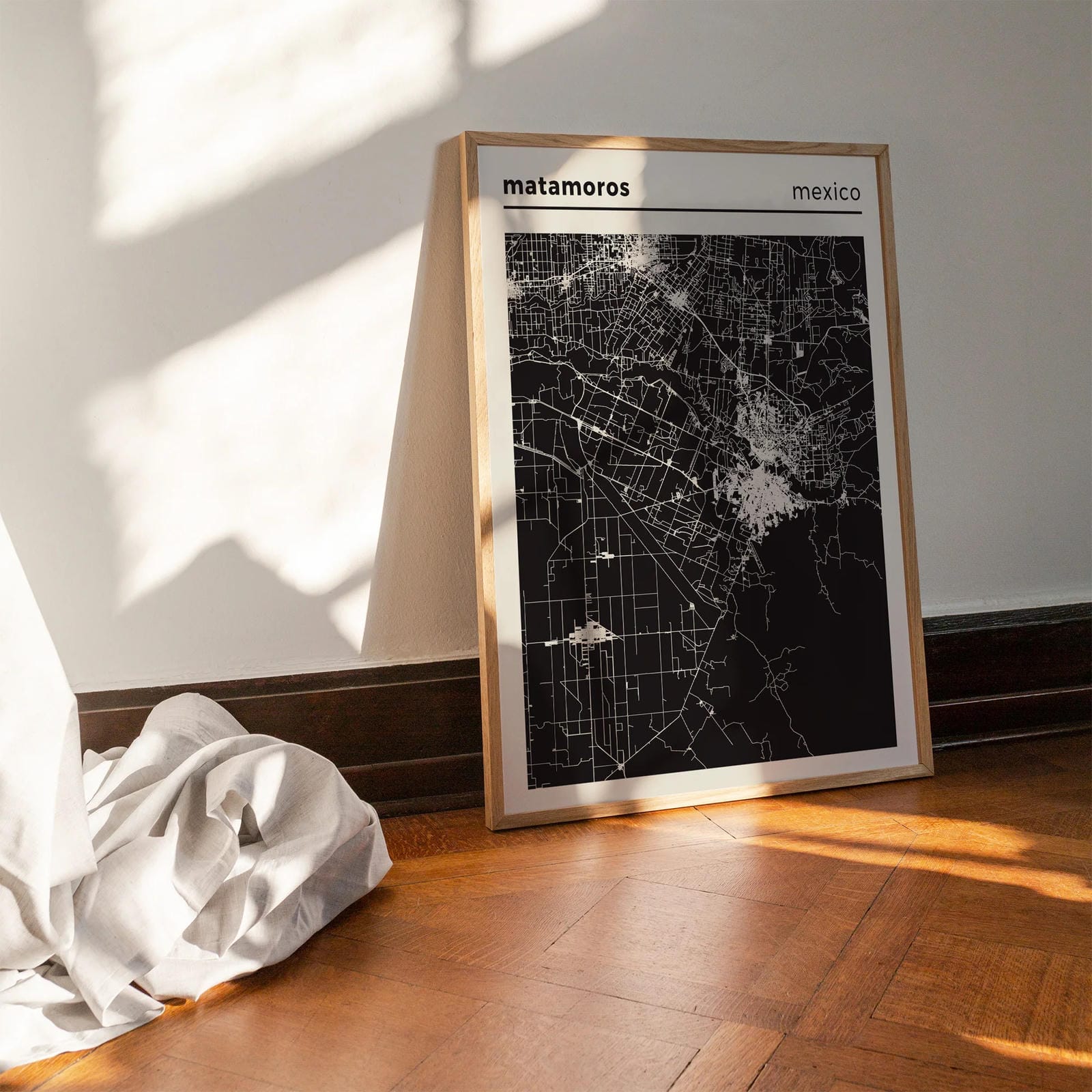 Matamoros, Mexico Map Poster — HypeSheriff Europe