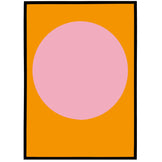 Minimalist Pink Sun Poster – HypeSheriff Europe