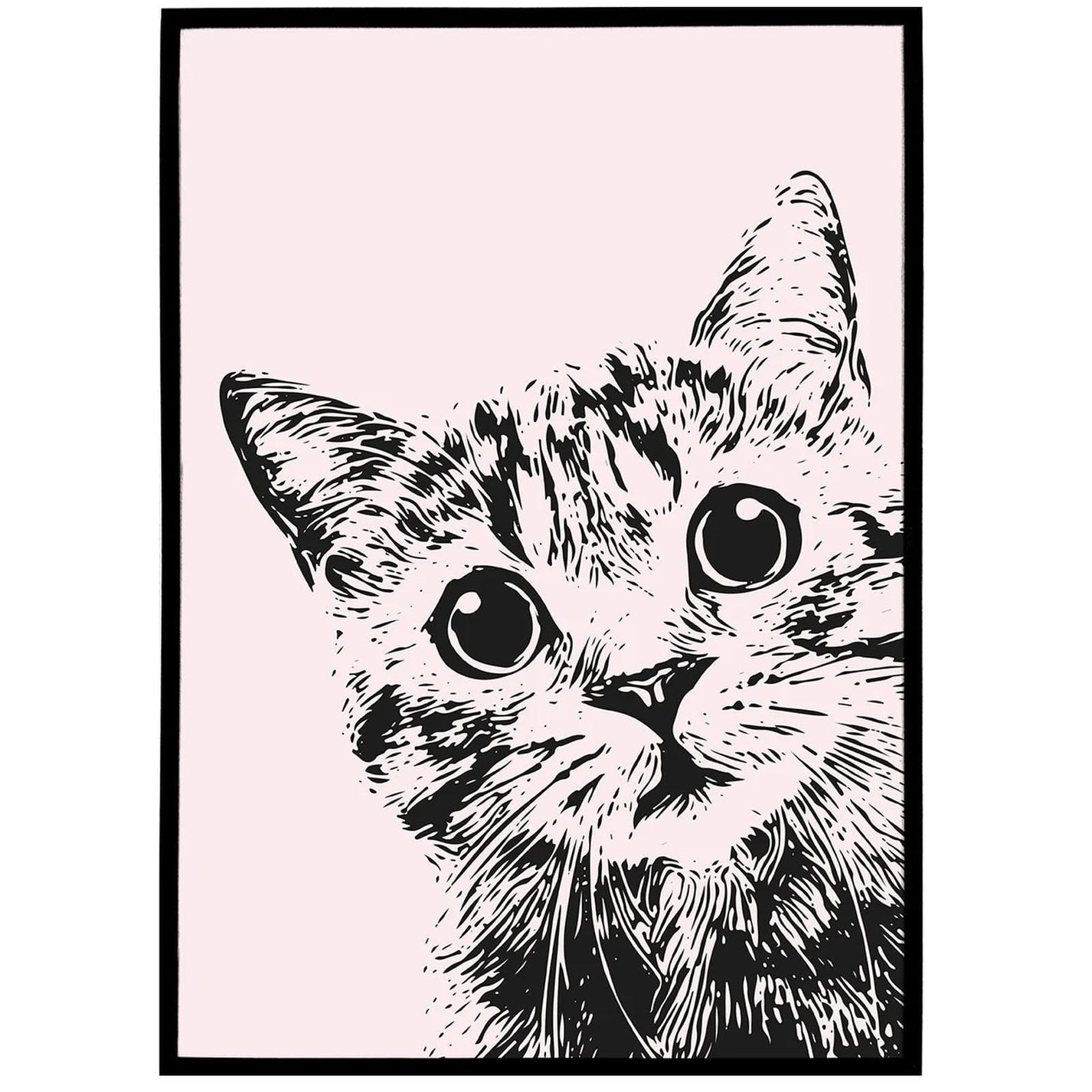 Pink Cute Kitten Poster – HypeSheriff Europe